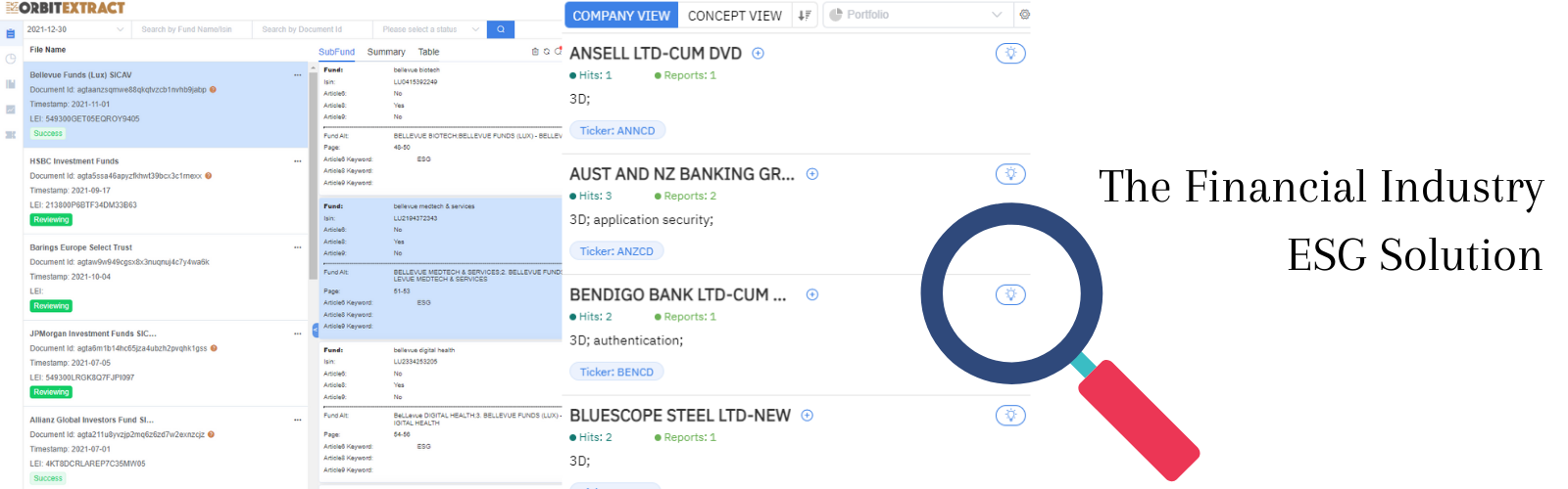 The Financial Industry ESG Solution - IA Engine