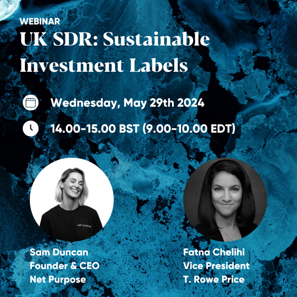 UK SDR and Sustainable Investment Labels - IA Engine