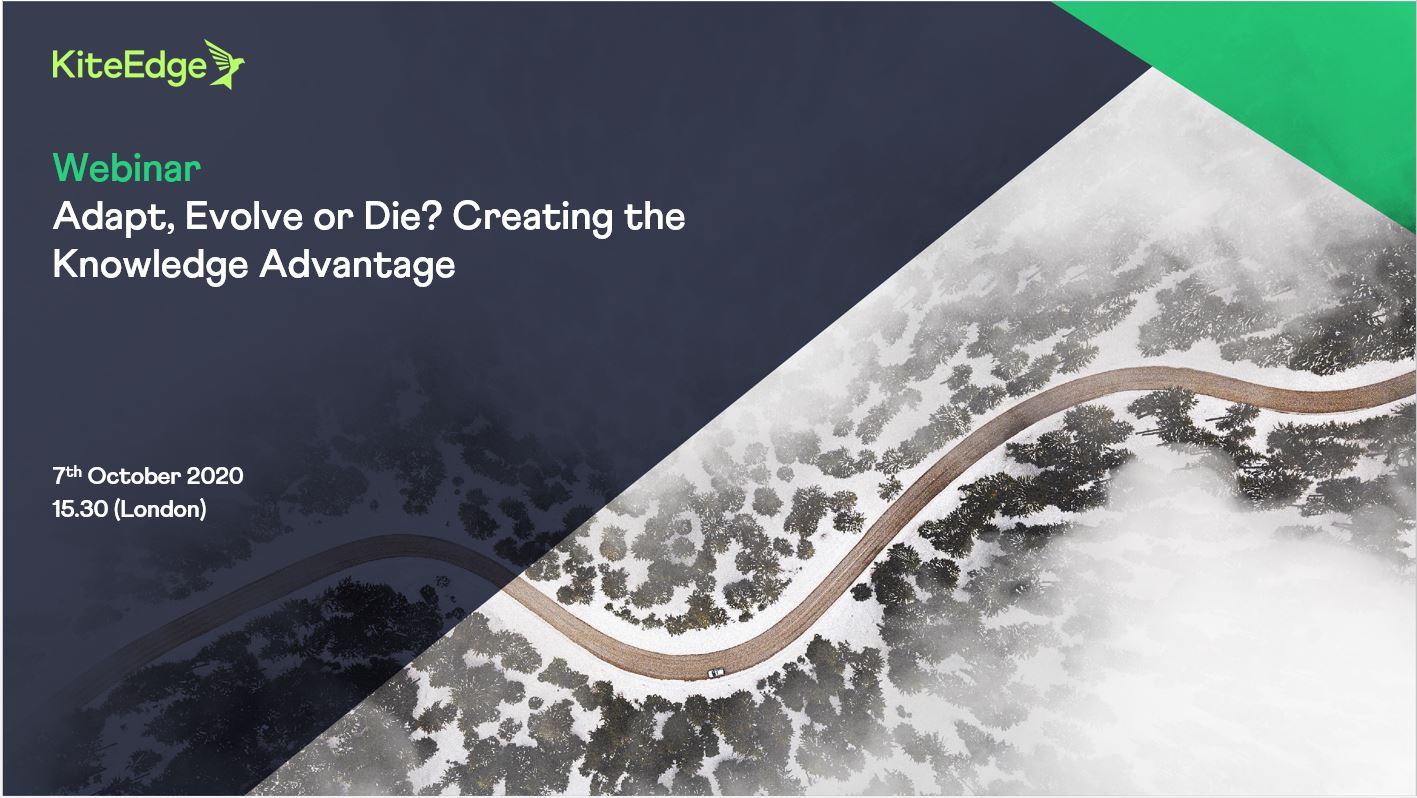 Adapt, Evolve or Die? Creating the Knowledge Advantage - IA Engine