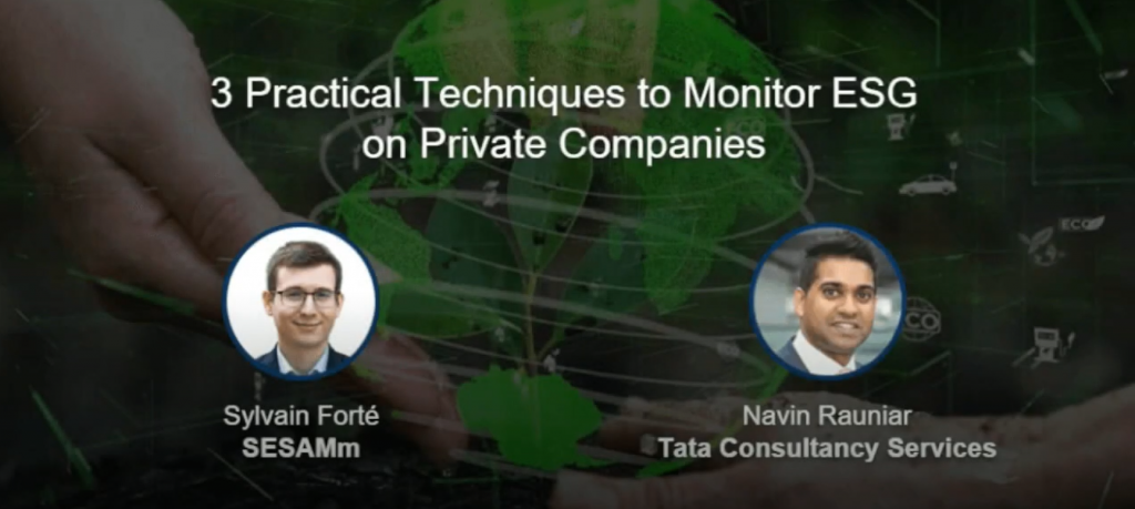 VIDEO: 3 Practical Techniques to Monitor ESG On Private Companies - IA ...